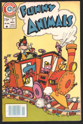 Funny Animals #2 1984-Charlton-First issue-Atomic Mouse by Al Fago ...
