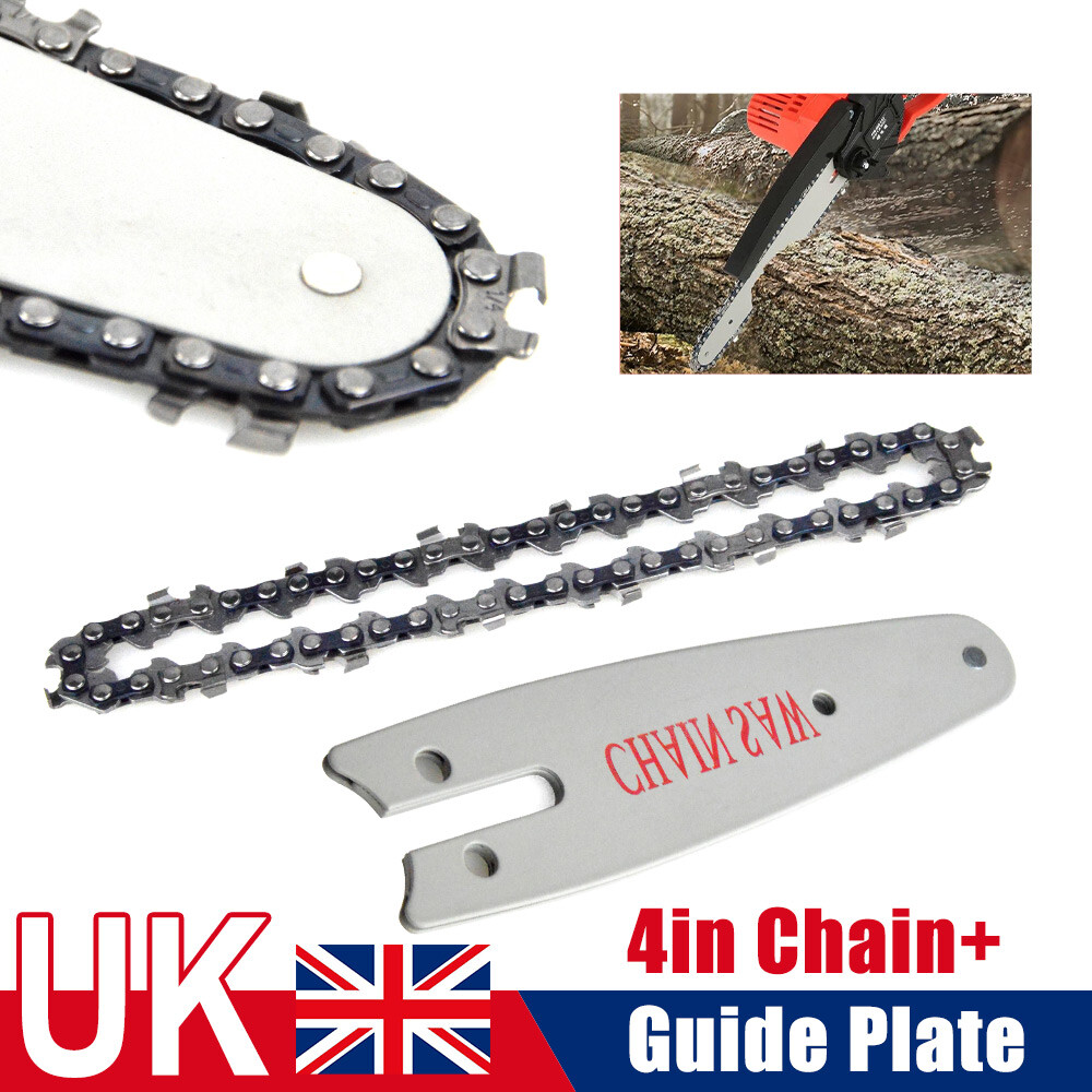 4/6/8" ChainSaw Chain Guide Plate Replacement For Mini Electric Chain ...