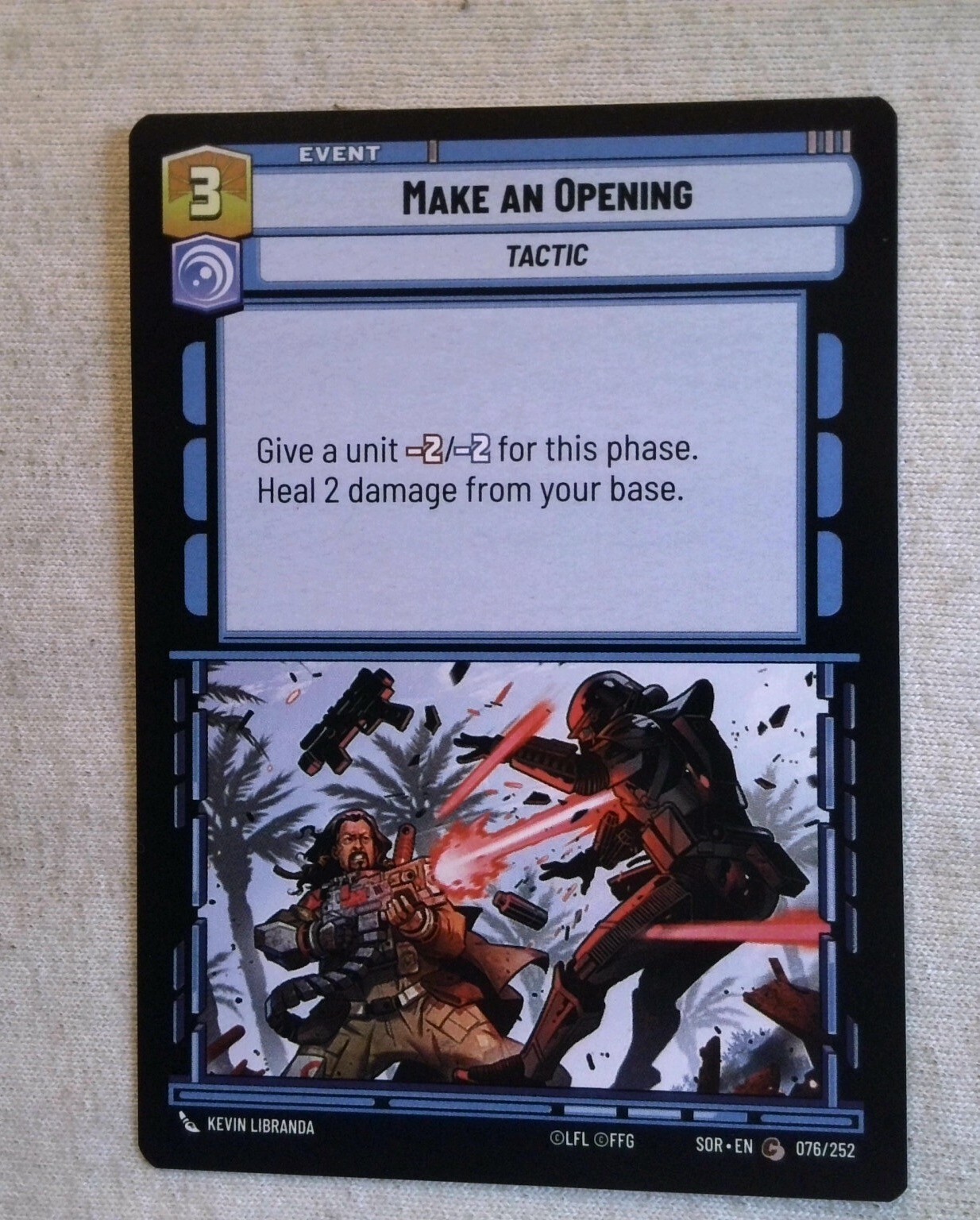 Make an Opening, Star Wars Unlimited: SOR, Ungraded, NM Condition | eBay