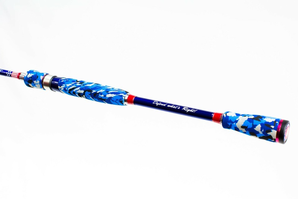 7' 0" Favorite Defender Medium Heavy Spinning Fishing Rod 2-Piece With ...