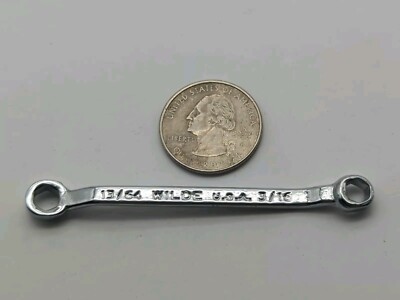 (1) - Vintage Wilde 13/64” X 3/16” Offset Box Wrench USA Small | eBay