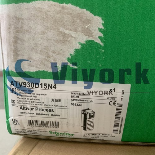 Schneider ATV930D15N4 VARIABLE SPEED DRIVE ATV930" SERIES 380-480VAC ...