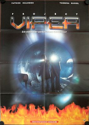 Project Viper German video movie poster DinA1 Patrick Muldoon, Theresa ...
