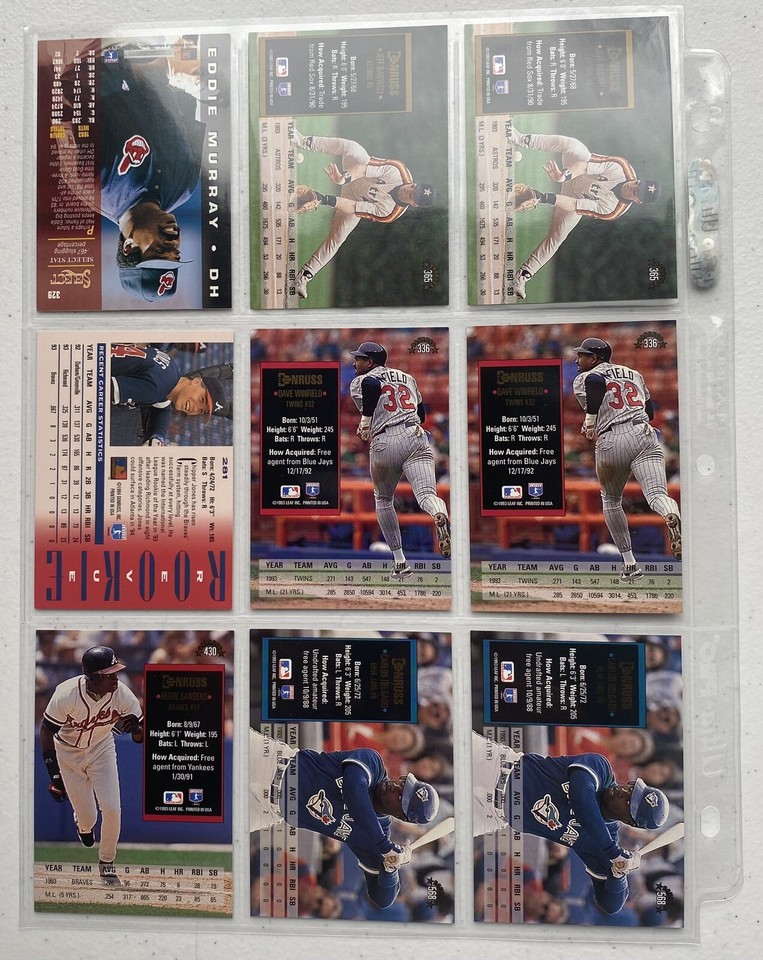 1990’s Sharp Classics ( Deion Sanders, Chipper Johnes, Mint!) | eBay