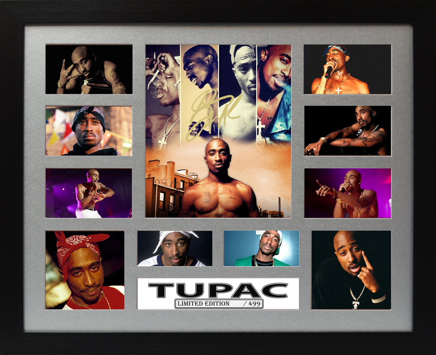 Tupac 2pac Signed Framed Memorabilia Limited Edition 2017 - Multiple ...