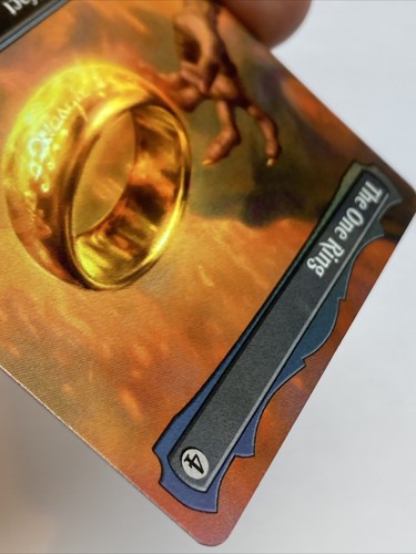 MTG The One Ring *BORDERLESS FOIL* The Lord of the Rings 451 Pack Fresh ...