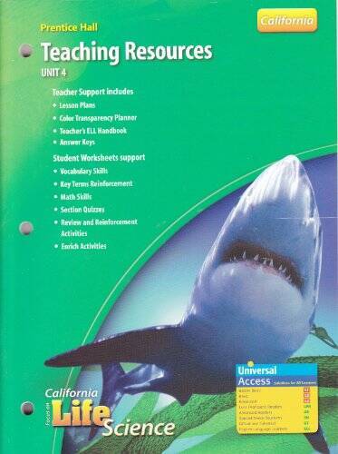 Prentice Hall Teaching Resources (Focus on California Life Science ...