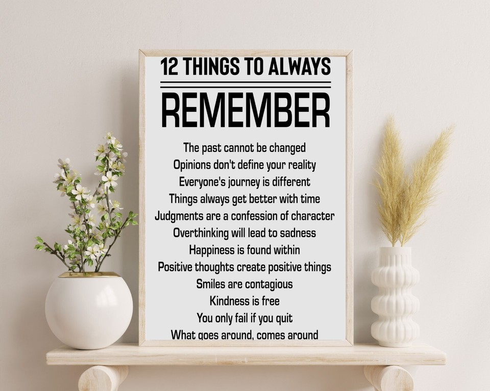 Framed 11x17" Inspirational Quotes Motivational Poster Home Office ...