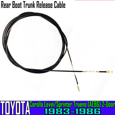 FOR TOYOTA COROLLA AE86 LEVIN TRUENO 2D 4D REAR BOOT TRUNK LID RELEASE ...