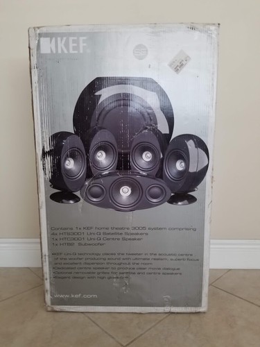 KEF KHT 3005SE Home Theater System High Gloss Black - MULTIPACK - Open ...