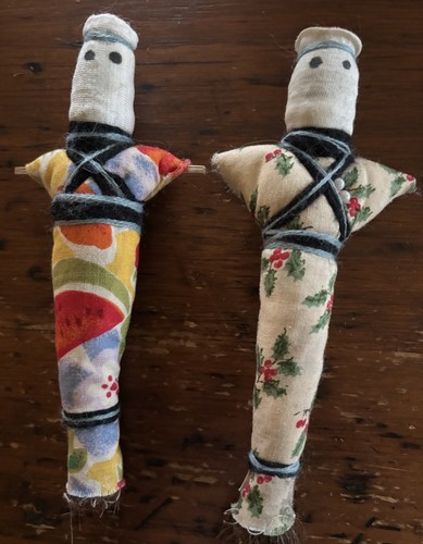 2 Vintage? Voodoo Boo Doo Mario Dolls Wiccan 7” | eBay