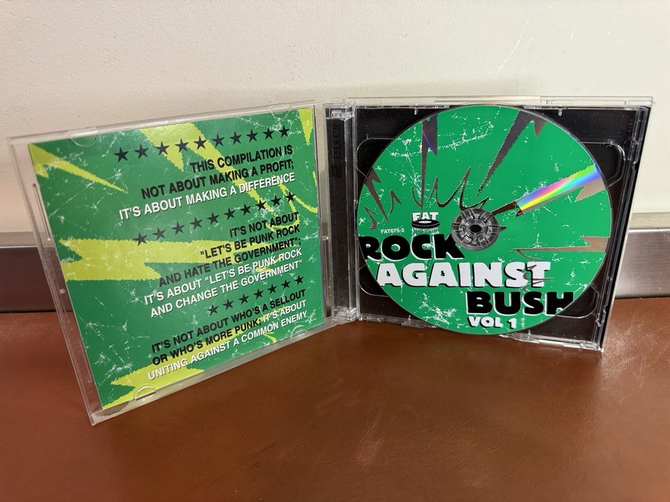 Rock Against Bush, Vol. 1 by Various Artists (CD, Apr-2004, Fat Wreck ...