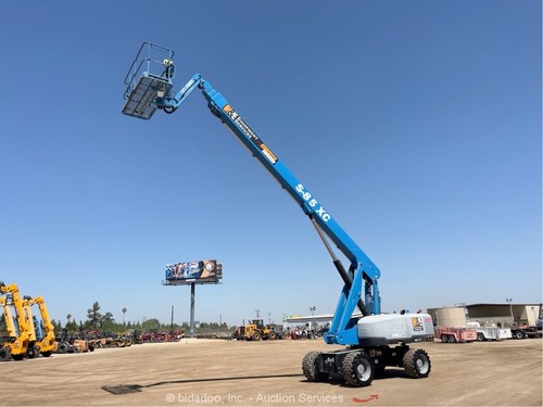 2018 Genie S-85XC 85' 4WD Diesel Telescopic Boom Lift Platform Aerial ...