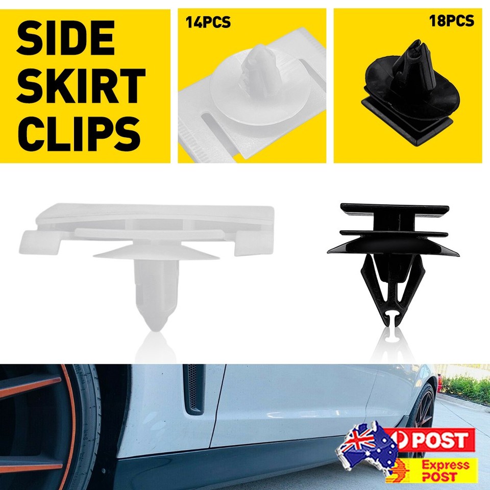 32Pcs Side Fastener Skirt Clips Fit VE Holden VF Commodore All Model ...