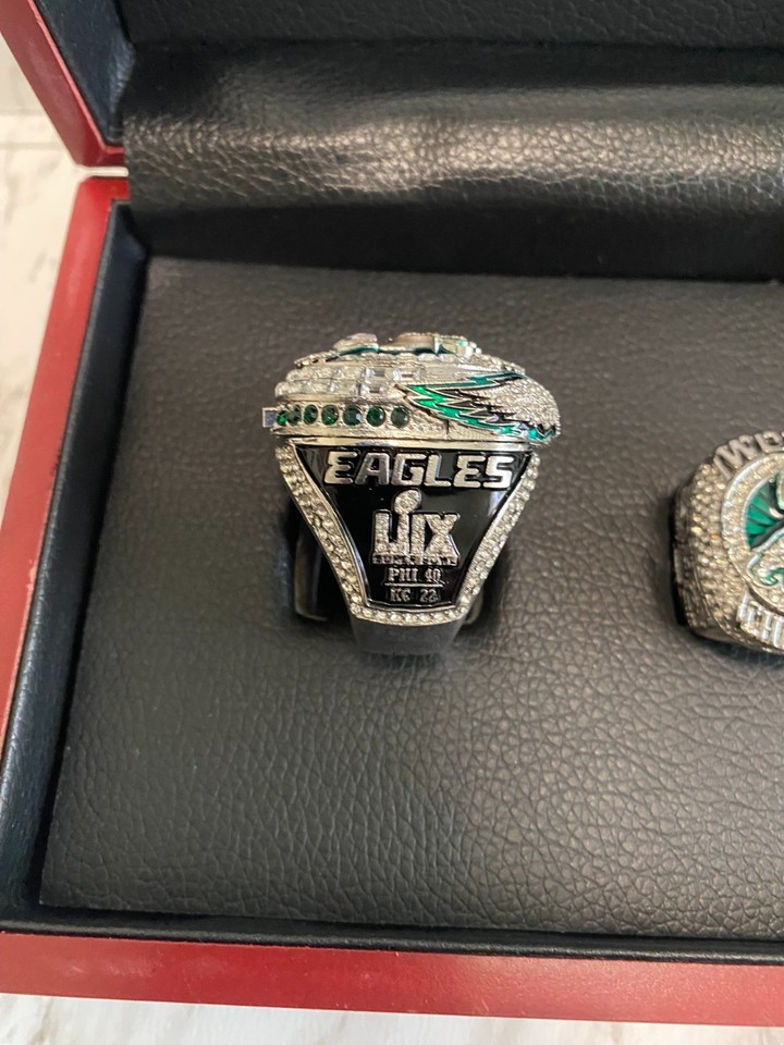 USA - PHILADELPHIA EAGLES Jalen Hurts & Nick Foles Super Bowl MVP Ring ...