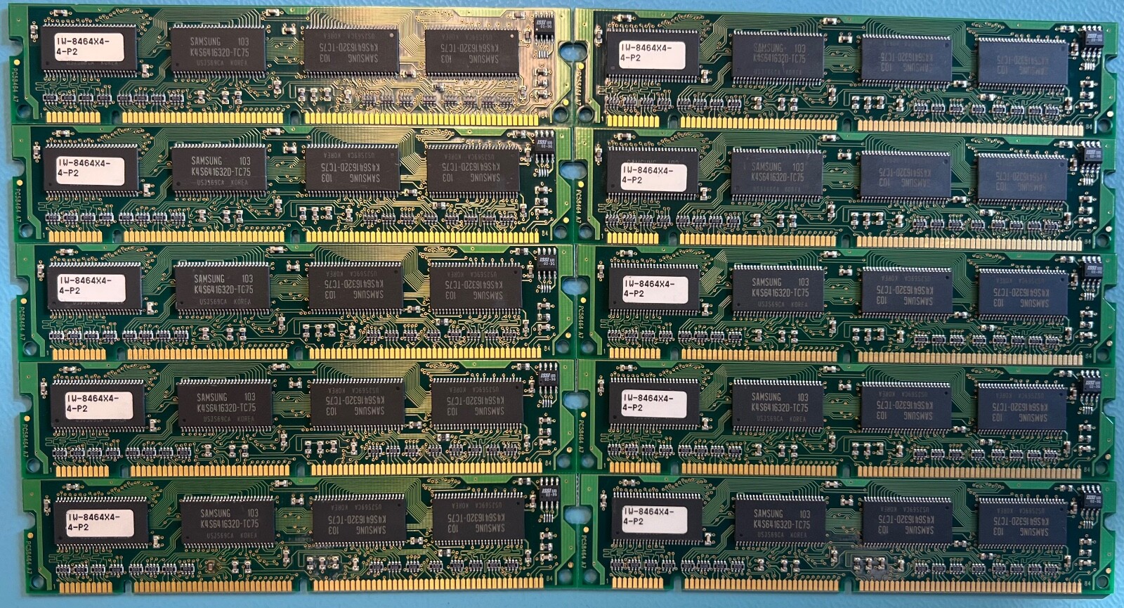 LOT OF 10 Micron 32MB PC100 100MHz CL2 UDIMM Memory Module | eBay