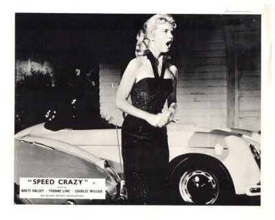 Speed Crazy Original Lobby Card 1959 Yvonne Lime Vintage Race Sports Cars | eBay