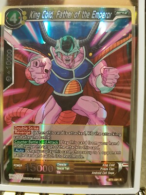 King Cold, Father of the Emperor - BT1-091 - Rare - NM - Dragon Ball ...