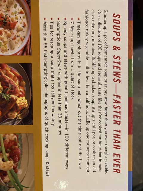 The Quick Cook Ser.: Savory Soups and Stews by Rodale Press Staff (2004 ...