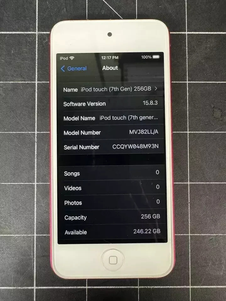 Apple iPod Touch 7th Generation - Tested - All Colors -32GB 128GB 256GB ...