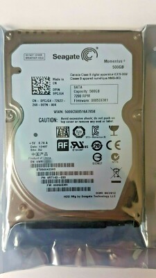 500 GB SATA Seagate Momentus ST9500423AS 7200rpm 2,5" interne ...