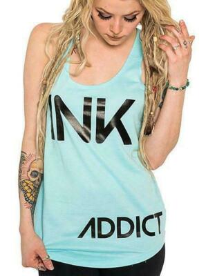 BRAND NEW InkAddict WOMENS INK Tank Top CANCUN / BLACK XSMALL-2XLARGE ...