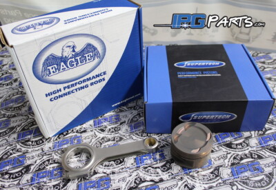 Supertech Pistons Eagle Rods For Honda LS VTEC B20 VTEC 84mm Bore 12.5 ...