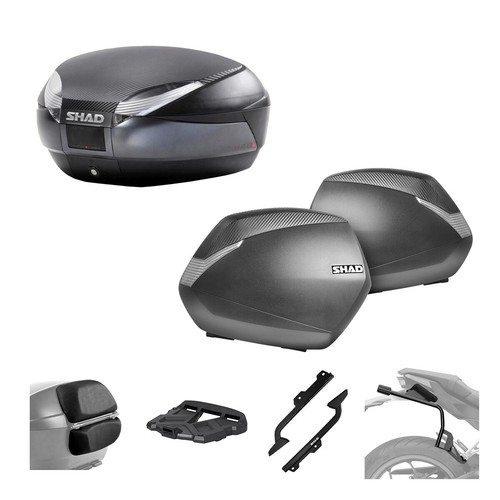Set SHAD Bauletto SH48KC & And Suitcases SH36 3P for Honda 750 Nc Dc ...