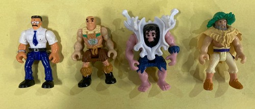 Imaginext Dinosaur & Caveman 4 Figures With Some Accessories 2004 2.5 ...