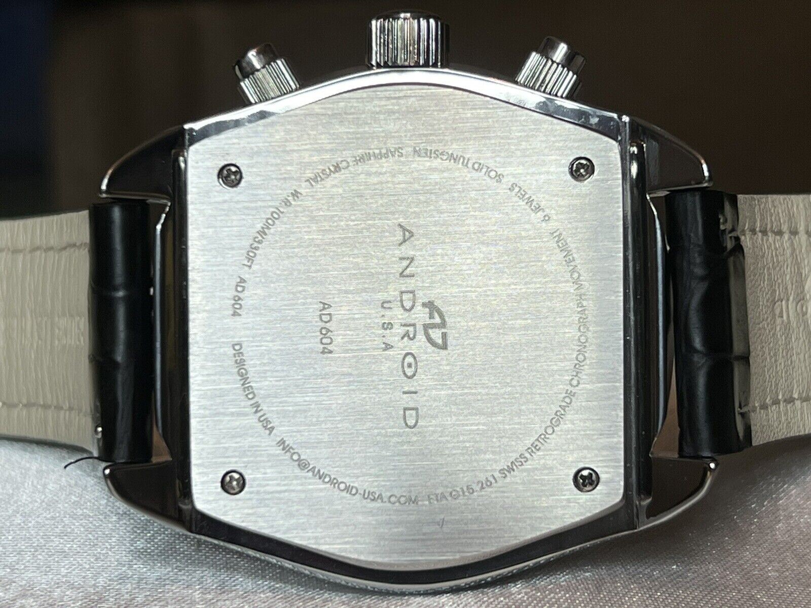Android AD 604 Swiss Retrograde Chronograph Solid Tungsten | eBay