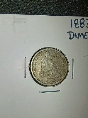 1883 Seated Liberty Dime Nice Condition | eBay