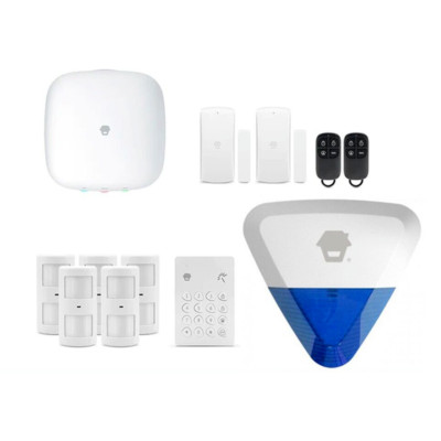 CHUANGO LTE-400 WiFi & 4G WIRELESS DIY DELUXE SECURITY ALARM KIT ...