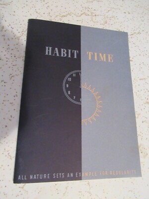 Vintage Habit Time booklet for regularity | eBay