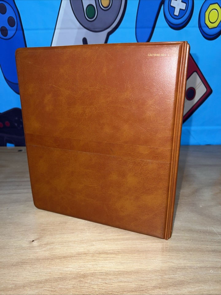 Atari 2600 - 8 Games Vintage Cartridge Storage Binders/Holder Case With ...