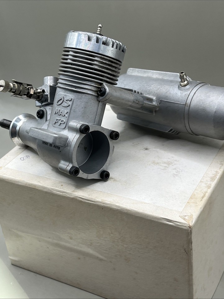 OS Max FP 40 RC Airplane Engine w/843 Muffler Not Tested May Be Locked ...