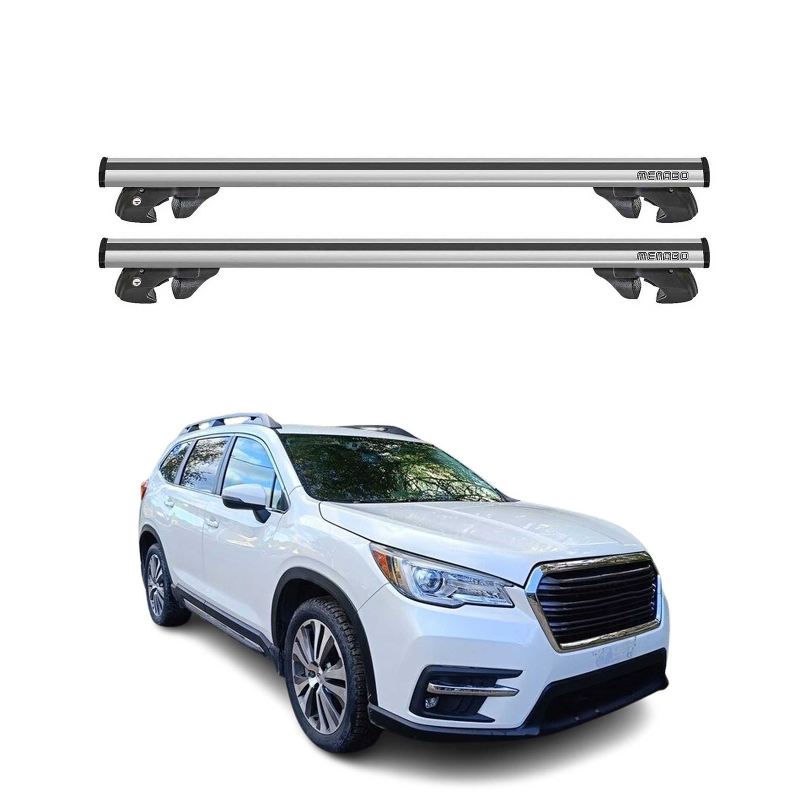For 2019-2026 Subaru Ascent Aluminium Roof Racks Cross Bars Carrier ...