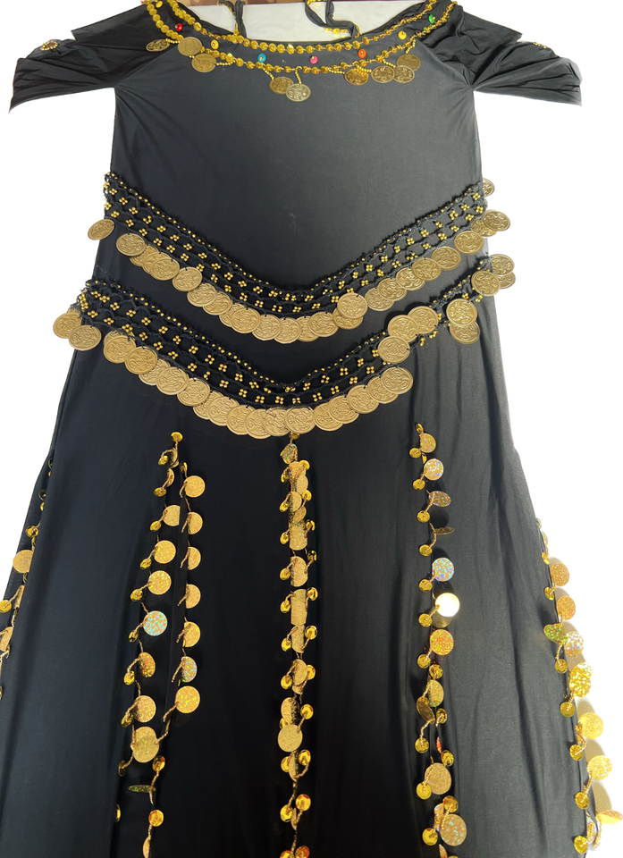 Egyptian Belly Dance Dress, Saidi Costume,Baladi Galabeya, Fallahi ...