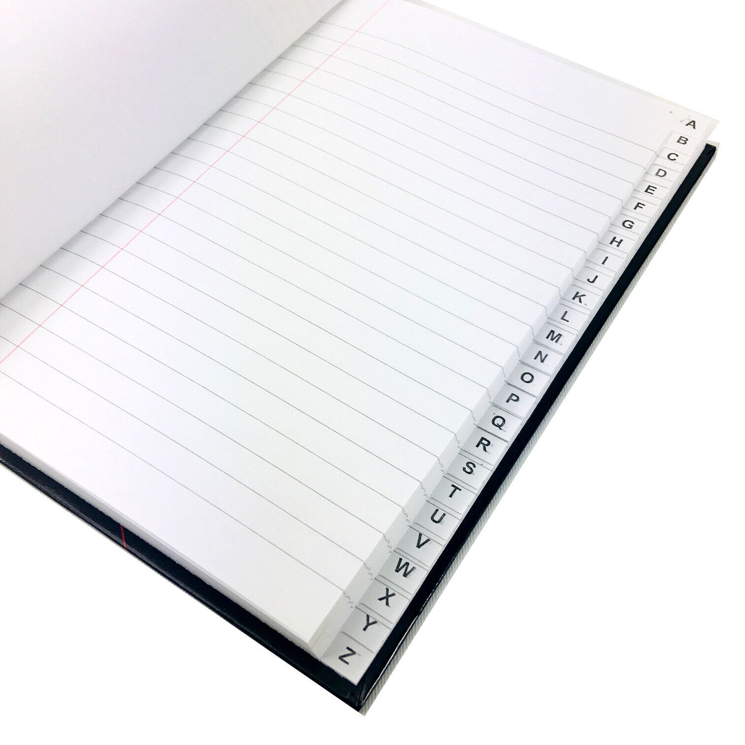 A-Z Indexed Notebook Ruled Lined Hard Cover Address Book 192 Pages ...