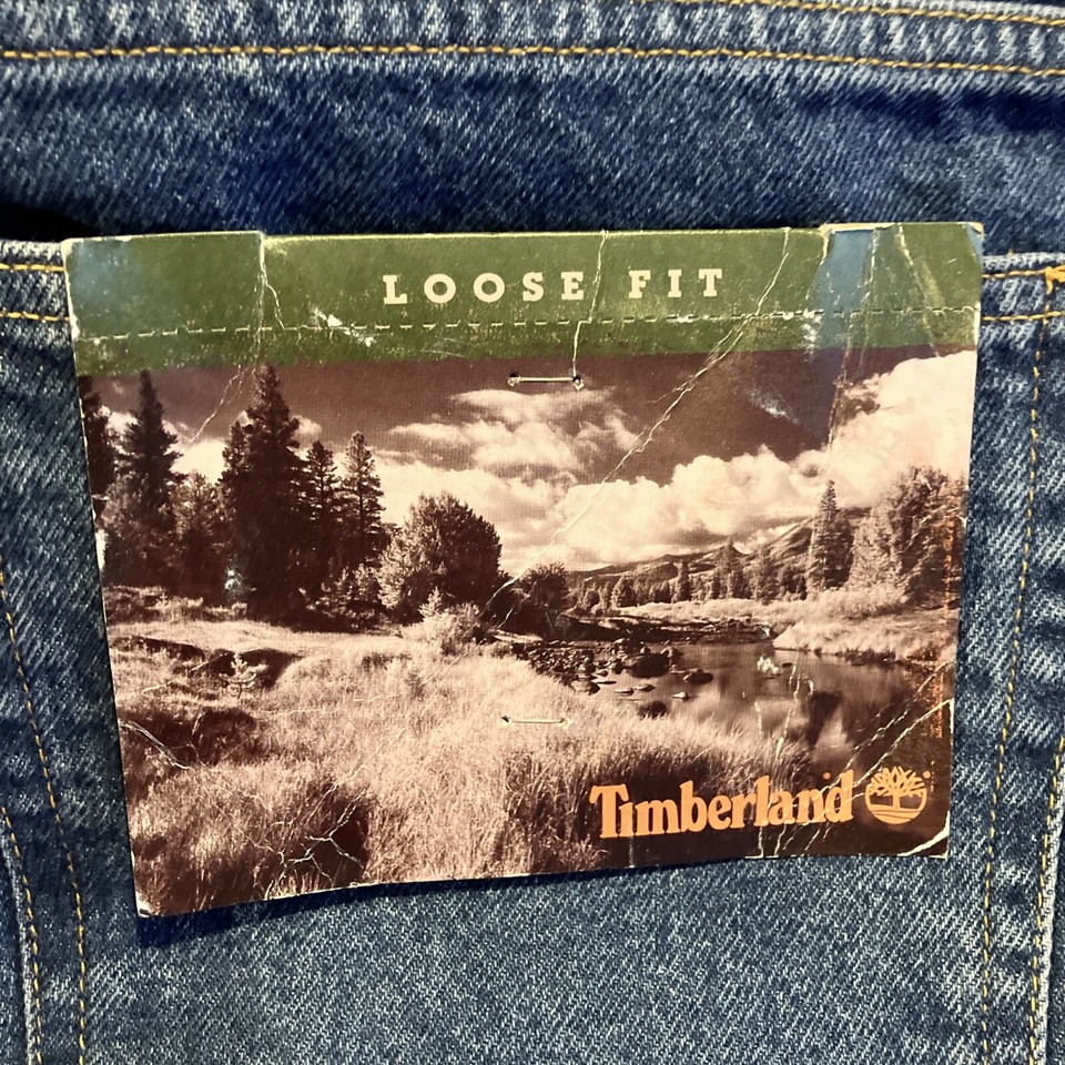 NWT - RARE - Timberland - Wide Leg - Loose Fit Denim Jeans - Men's 40 ...