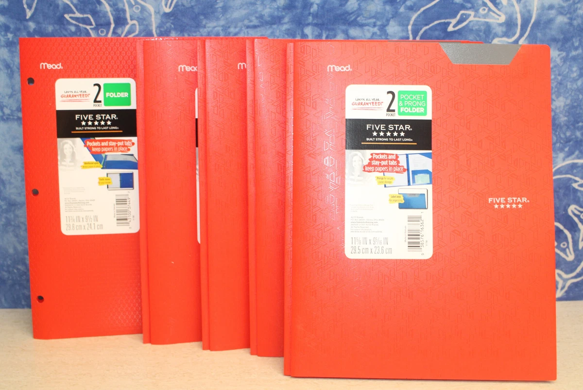 Red 2 Pocket Folder