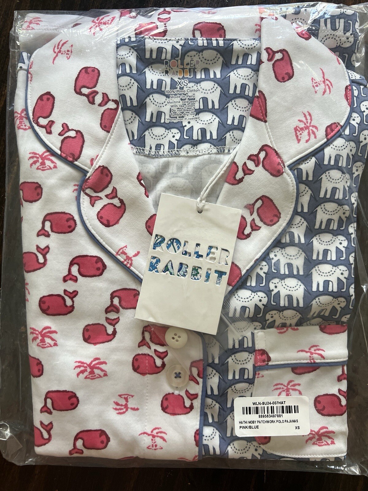 Roberta Roller Rabbit Hathi Moby Patchwork polo pajamas 4th Of July ...