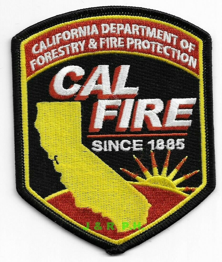 Wildland - California Dept. of Forestry & Fire Prot. (3.5" x 4.5") fire ...