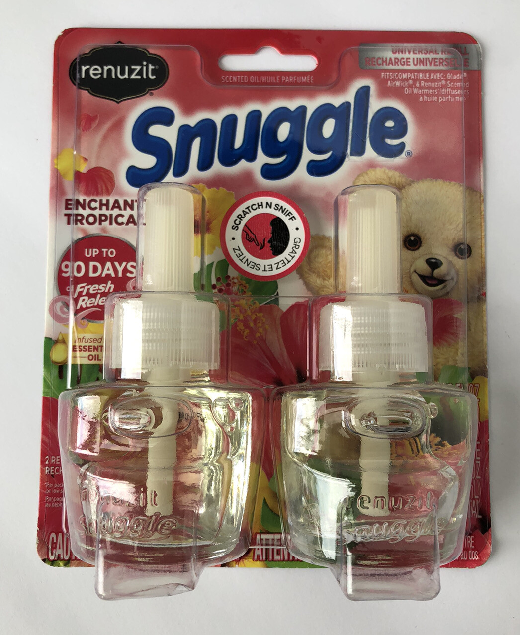 Renuzit Snuggle 2-Pack Scented Oil Refill Enchanting Tropical, 0.67 Fl Oz Each | eBay