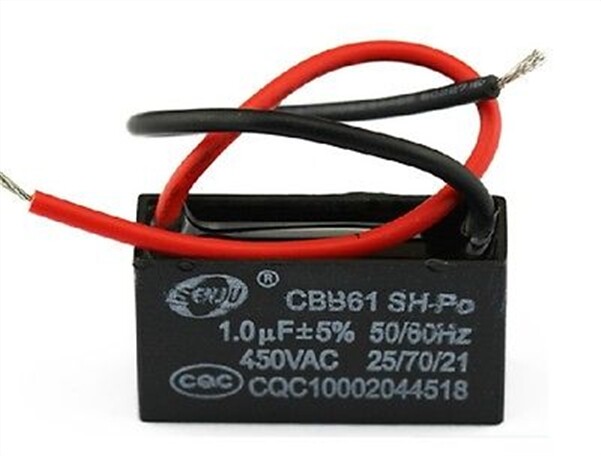 450V Ac 1Uf 50/60HZ Polypropylene Film Motor Start Run Capacitor Model ...
