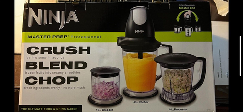 Ninja Master Prep Professional Crush Blend Chop Food Drink Maker NEW in ...