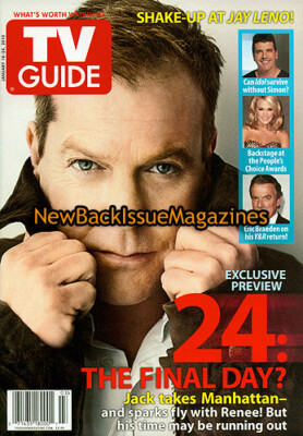 TV Guide 1/10,Kiefer Sutherland,Regina King,Gillian Jacobs,Annie ...