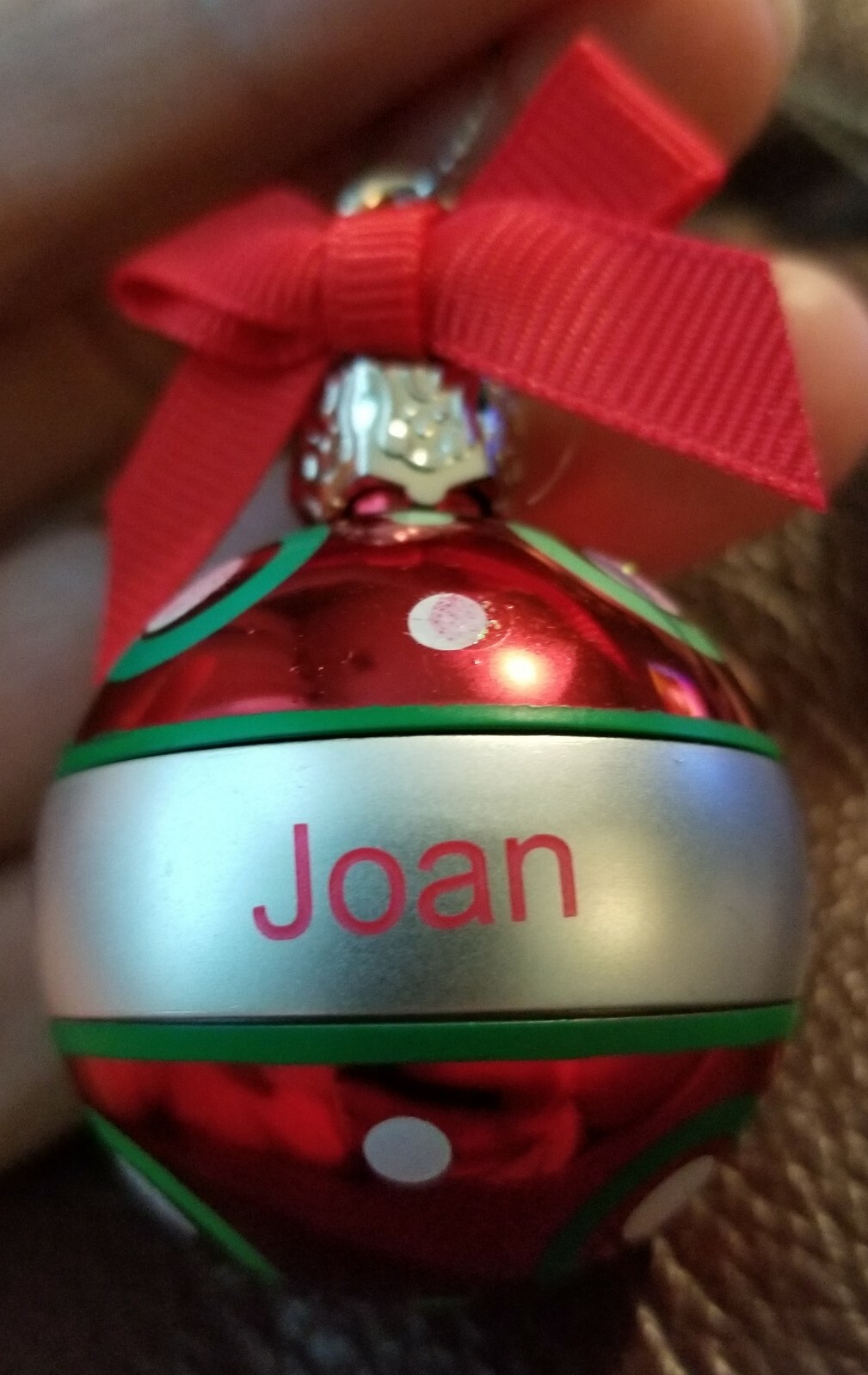 Gantz Christmas Ball Name Ornament Joan | eBay