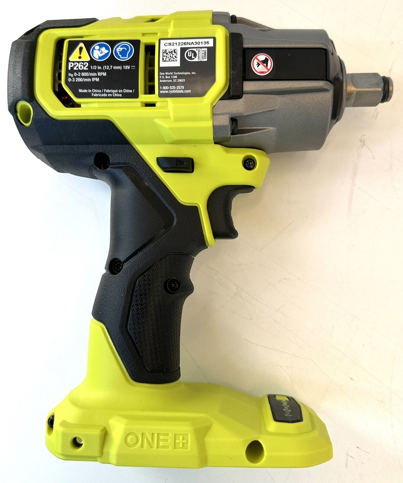 Ryobi One+ 18V 1/2 in Impact Wrench 4 Modes Brushless Tool Only Model ...