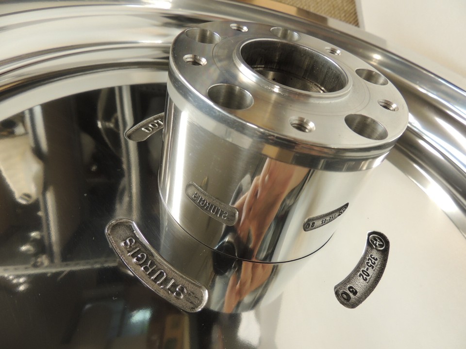 STURGIS WHEEL CO HARLEY FRONT WHEEL 16X3.5" BILLET ALUMINUM PLAIN ...