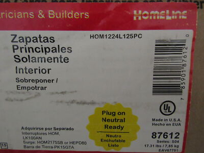 Square D NSB HOM1224L125PC Loadcenters and Panelboards 125A 240V | eBay